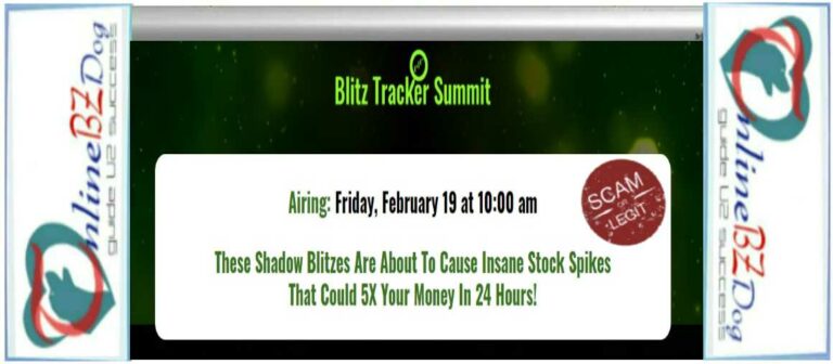 Blitz Tracker Summit Review - Is Blitz Tracker Summit Legit